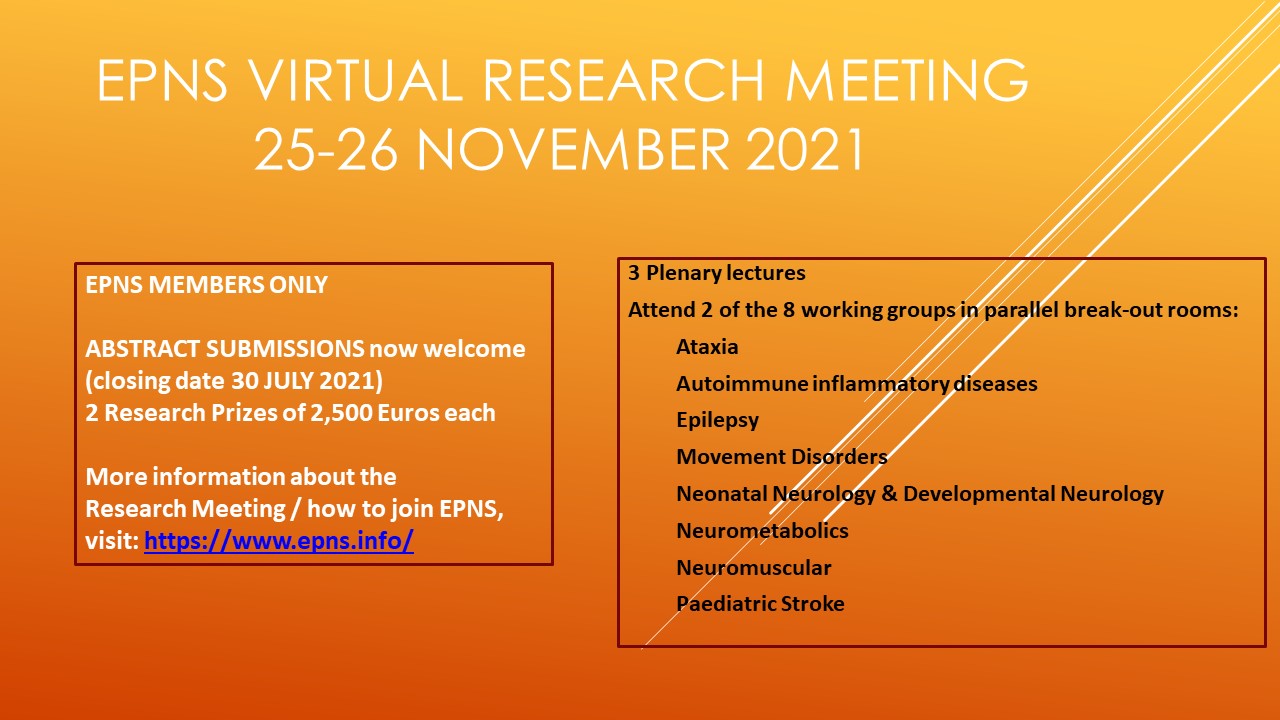 EPNS – European Paediatric Neurology Society